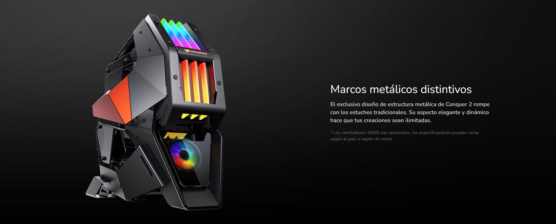 CASE GAMER COUGAR CONQUER 2 - Opentecnologyec