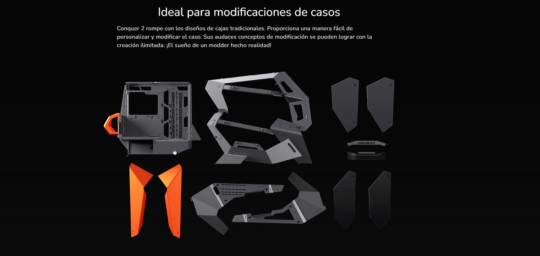 CASE GAMER COUGAR CONQUER 2 - Opentecnologyec